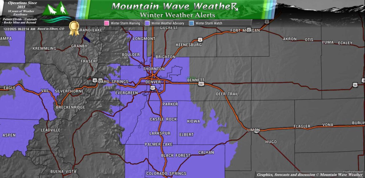 Third Times the Charm? Snow Storm Forecast valid 12/2/2025 - Mountain ...